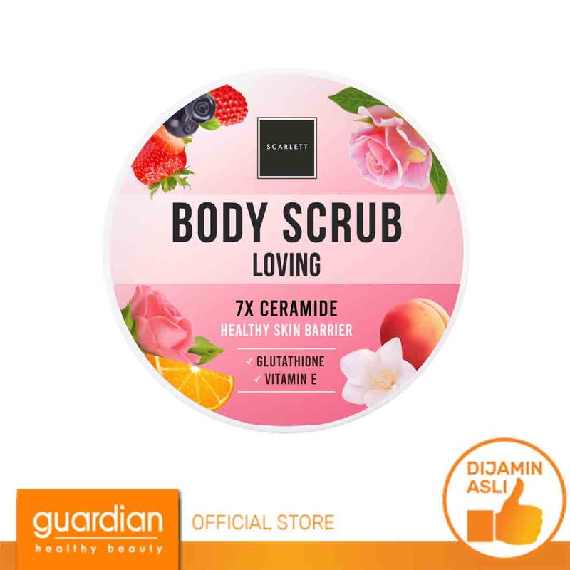 Jual SCARLETT Whitening Body Scrub Loving 250ml | Shopee Indonesia