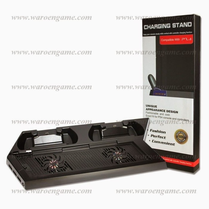 Jual Terlaris Ps4 Usb Dual Fan Cooling Cooler Charging Dock Station ...