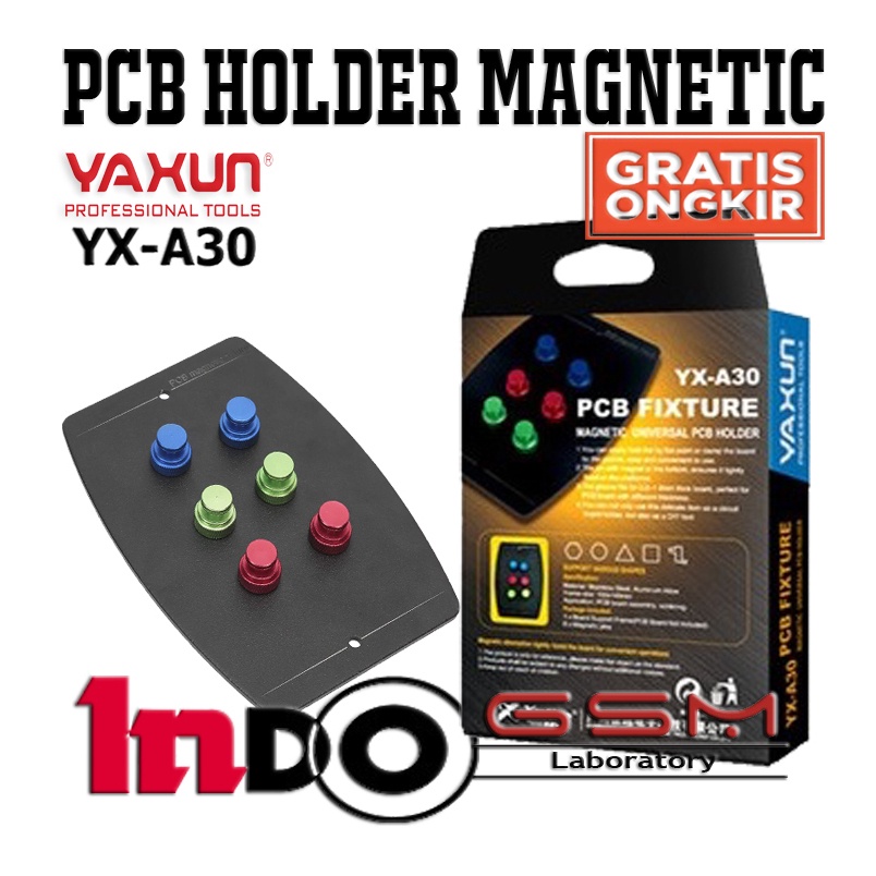 Jual PCB Holder Magnetic Yaxun YX-30 PCB Holder Universal PCB Holder Magnet HP iPhone MR6 Pro ...