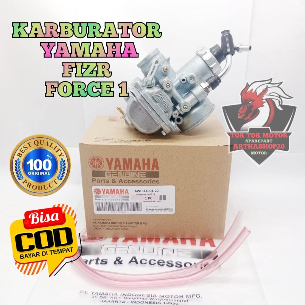 Jual KARBURATOR 4WH ASLI ORIGINAL MIKUNI motor YAMAHA F1ZR , Force 1 , Alfa , Sigma, FIZR , F1Z ...