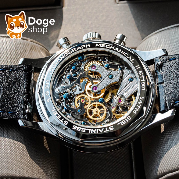 Jual HOT SALE!!! SUGESS PANDA CHRONOGRAPH MECHANICAL SEAGULL ST19 ...