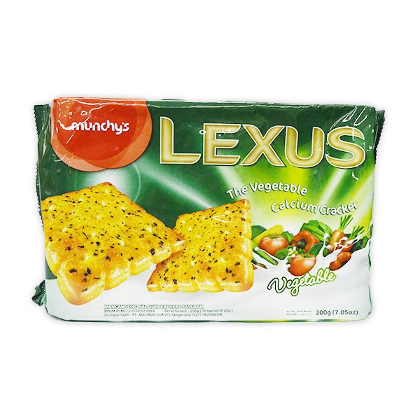 Jual LEXUS VEGETABLE CRACKERS 200 GR - BISKUIT | Shopee Indonesia