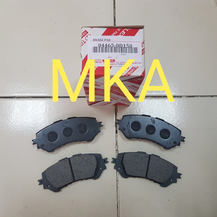 Jual BRAKE PAD DEPAN ALL NEW VIOS YARIS GEN 3 P/N 04465-0D150 OEM ...