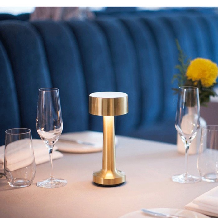 Jual Lampu Meja Sensor Sentuh 3 Level LED Portable Gaya Retro Minimalis ...