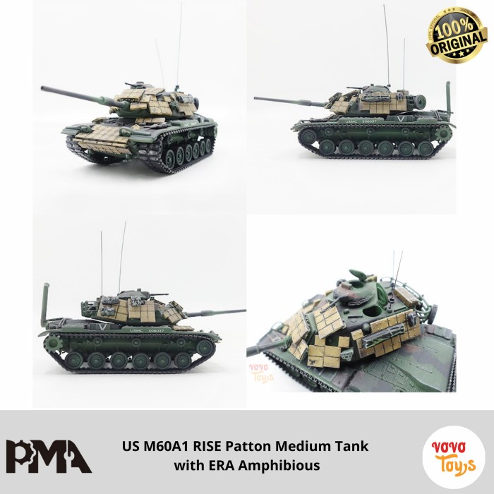 Jual PROMO!!! MINIATUR TANK US M60A1 RISE PATTON MEDIUM TANK ERA ...