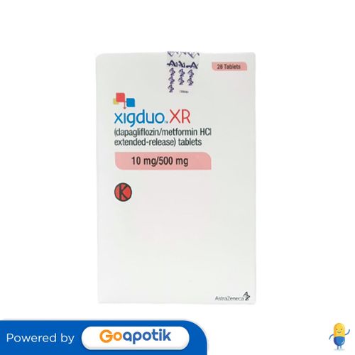 Jual XIGDUO XR 10/500 MG BOX 28 TABLET | Shopee Indonesia