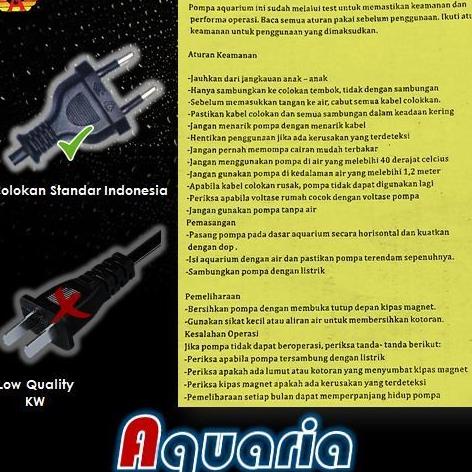 Jual Aquila P3900 Pompa Air Aquarium & Kolam Submersible Water Pump ...
