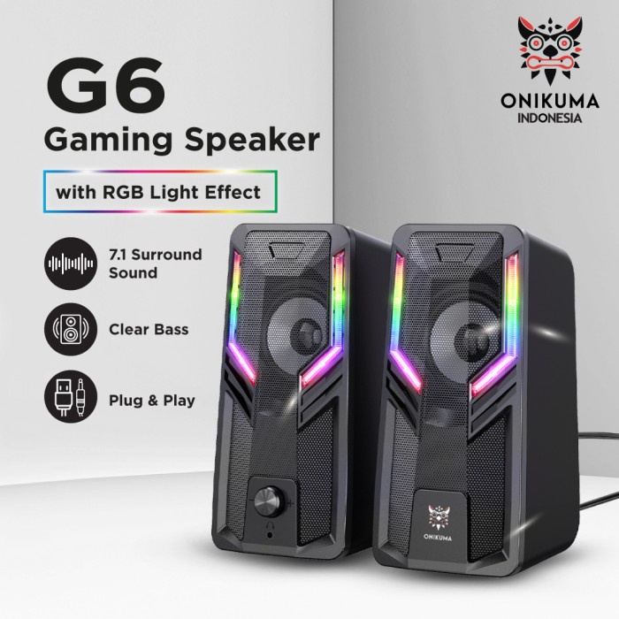 Jual SPEAKER GAMING ONIKUMA G6 RGB | Shopee Indonesia
