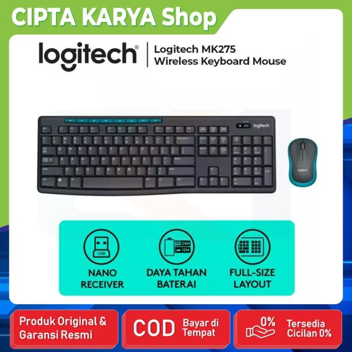 Jual Keyboard Mouse Wireless Logitech MK275 | Shopee Indonesia Jual Keyboard Mouse Wireless Logitech MK275 | Shopee Indonesia