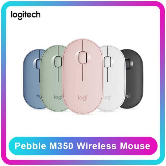 Jual Logitech Pebble M350 Wireless Bluetooth silent Mouse Keyboard K580 | Shopee Indonesia