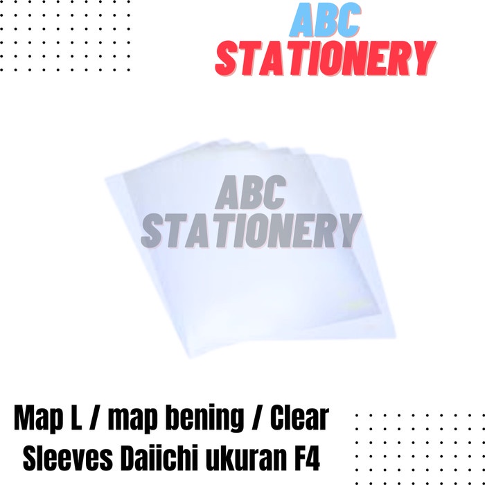 Jual Bestseller Map L / Map Bening / Clear Sleeves Daiichi Ukuran F4 ...
