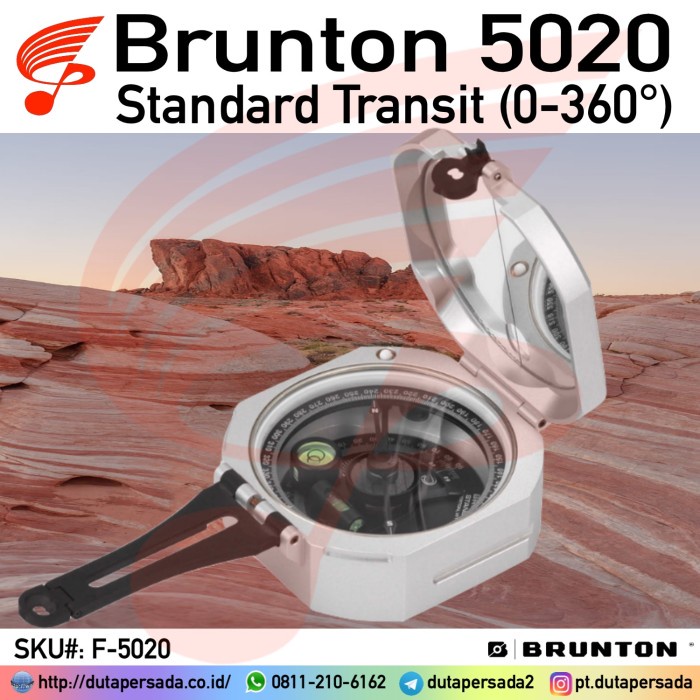 Jual Bestseller Brunton 5020 Standard Transit Compass Kompas Geologi ...