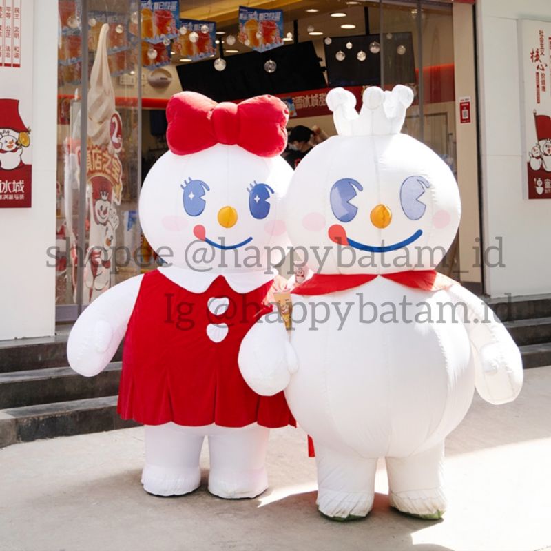 Jual mixue maskot oreumi maskot momoyo inflatable gas model 3kg custome ...