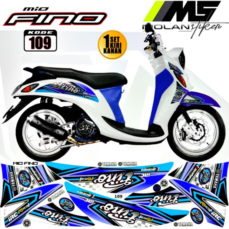 Jual Decal Sticker Striping Variasi Fino Fi 115/110 2014-2016 & Fino ...