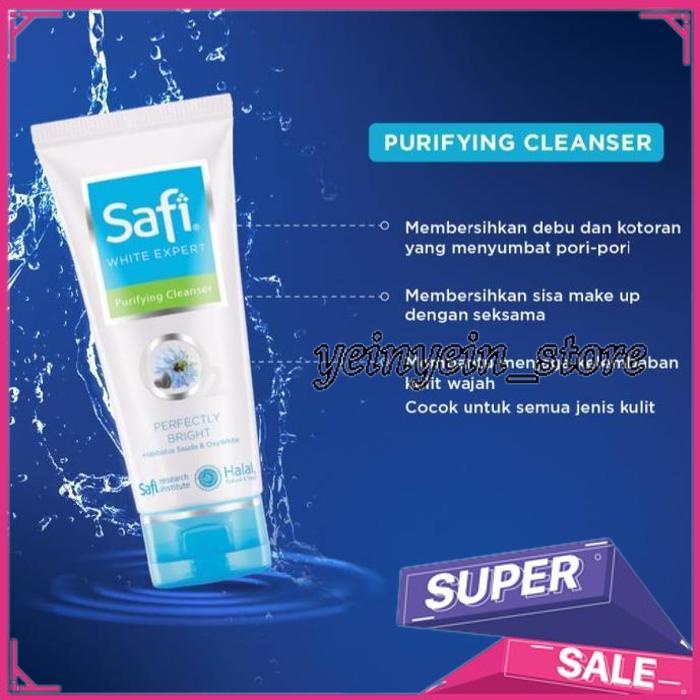 Jual FACIAL FOAM SAFI WHITE EXPERT 100GR GRATIS ONGKIR !! | Shopee Indonesia