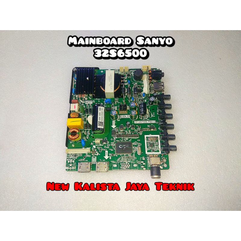 Jual MAINBOARD SANYO 32S6500 ORIGINAL BARU TP. VST59S. PB813 MB TV ...