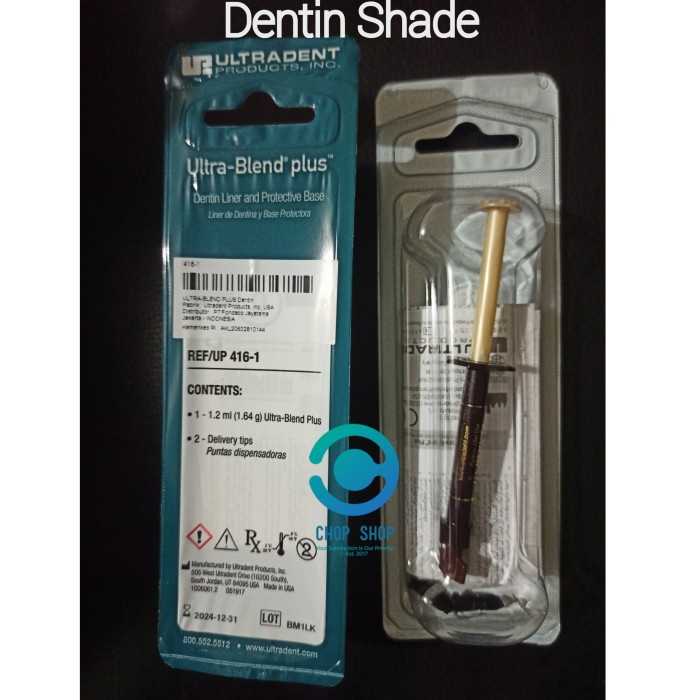 Jual ORIGINAL Ultradent Ultrablend Plus Syringe 1,2 ml liner pulp capping | Shopee Indonesia