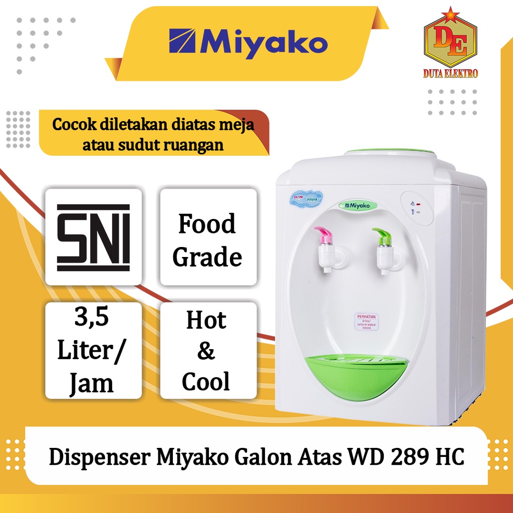 Jual Dispenser Galon Atas Miyako WD 289 HC | Shopee Indonesia