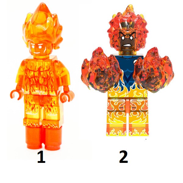 Jual Marvel Human Torch Johnny Storm Fantastic Four Minifigure Lego ...