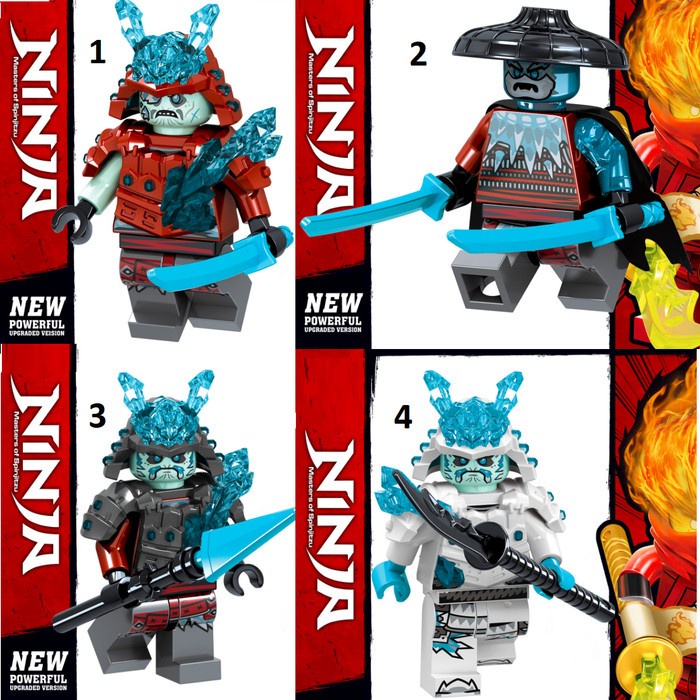 Jual Ninjago Blizzard Warrior General Vex Ice Emperor Minifigure Brick ...