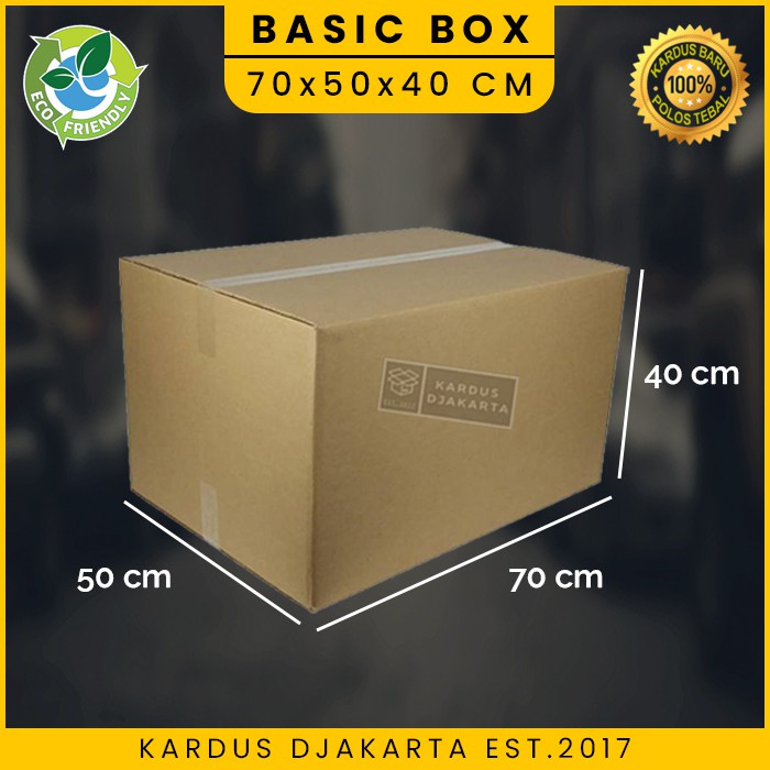 Jual Kardus / Karton Box Packing Polos Besar 70x50x40 cm | Shopee Indonesia