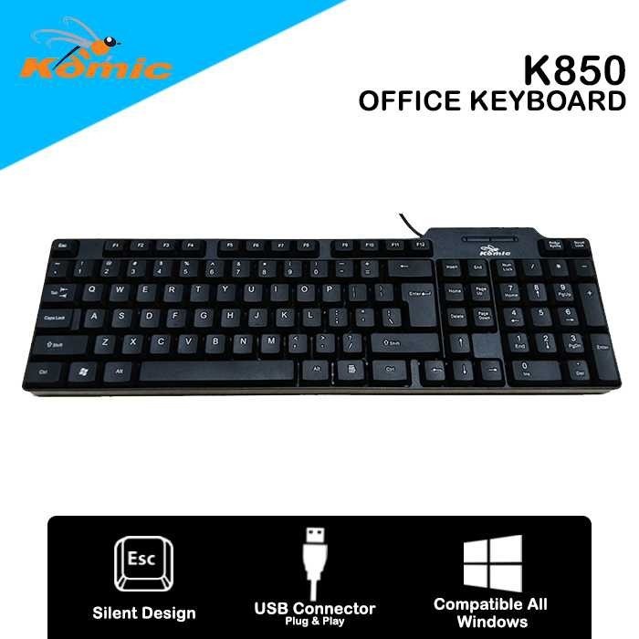 Jual Keyboard/Keyboard Office/Keyboard Kantor Komic K850 | Shopee Indonesia