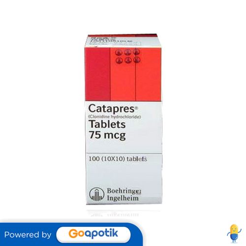 Jual CATAPRES 75 MCG BOX 100 TABLET | Shopee Indonesia