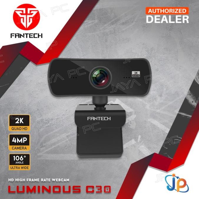 Jual Fantech Luminous C30 Webcam Full QHD 2K 1440P With Microphone ...