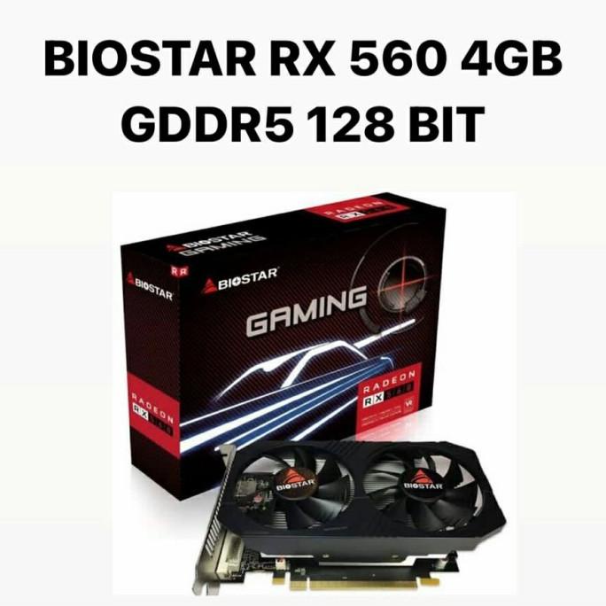 Jual BIOSTAR RX 560 4GB DDR5 | Shopee Indonesia