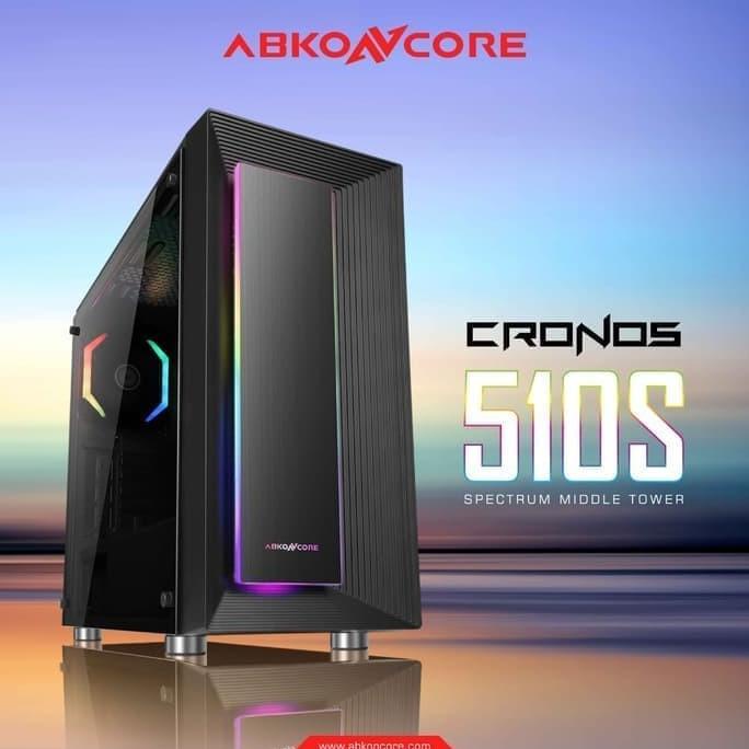 Jual CASING GAMING ABKONCORE CRONOS 510S RGB | Shopee Indonesia