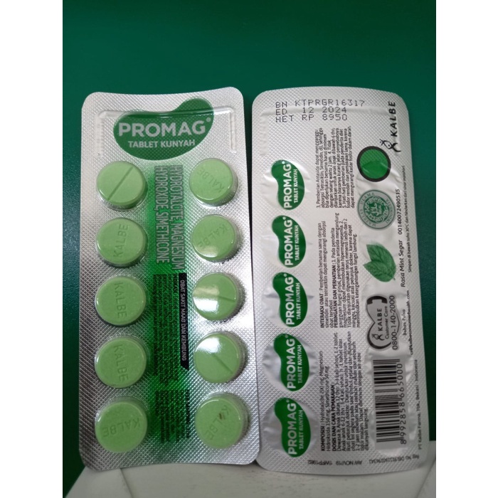 Jual Obat Asam Lambung (Maag) Promag Strip isi 10 tablet | Shopee Indonesia