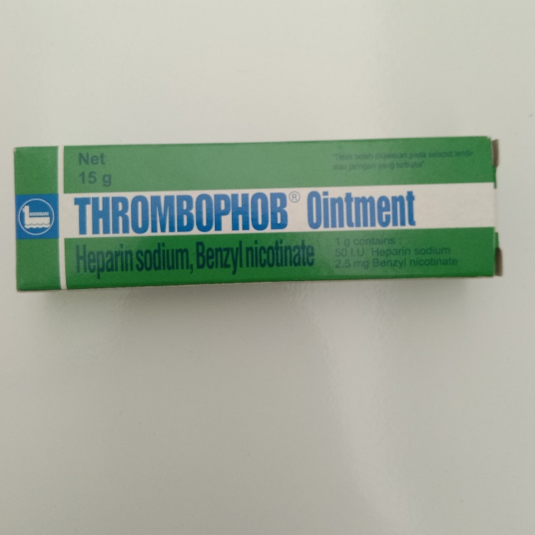 Jual Salep Kulit Lebam Memar Thrombophop Ointment 15gr | Shopee Indonesia