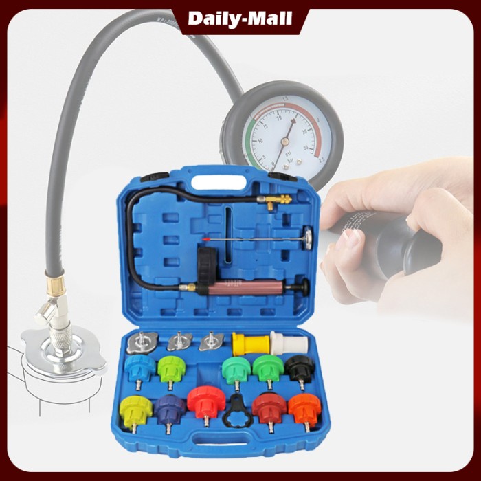 Jual 18 Pcs Radiator Cup Pressure Tester Set Grip-On Cooling System ...