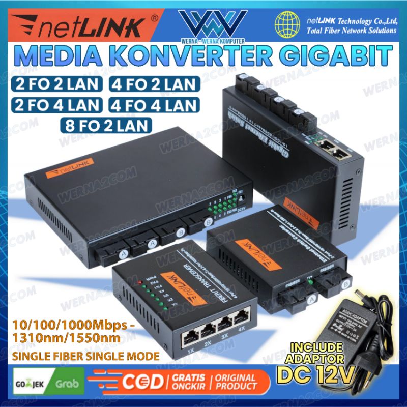 Jual Media Converter Gigabit 2 FO 4 FO 8 FO 2 LAN 4 LAN 10/100/1000Mbps Fiber Optic Switch ...