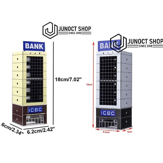 Jual GEDUNG BANK BANGUNAN BUILDING AE - MINIATUR MAKET DIORAMA | Shopee ...