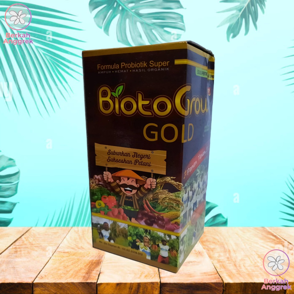 Jual Biotogrow Gold 500 ml Pupuk Organik Lengkap | Shopee Indonesia
