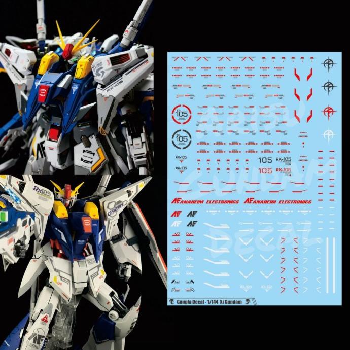 Jual Water Slide Decal Xi Gundam 1/144 HG HGUC | Shopee Indonesia