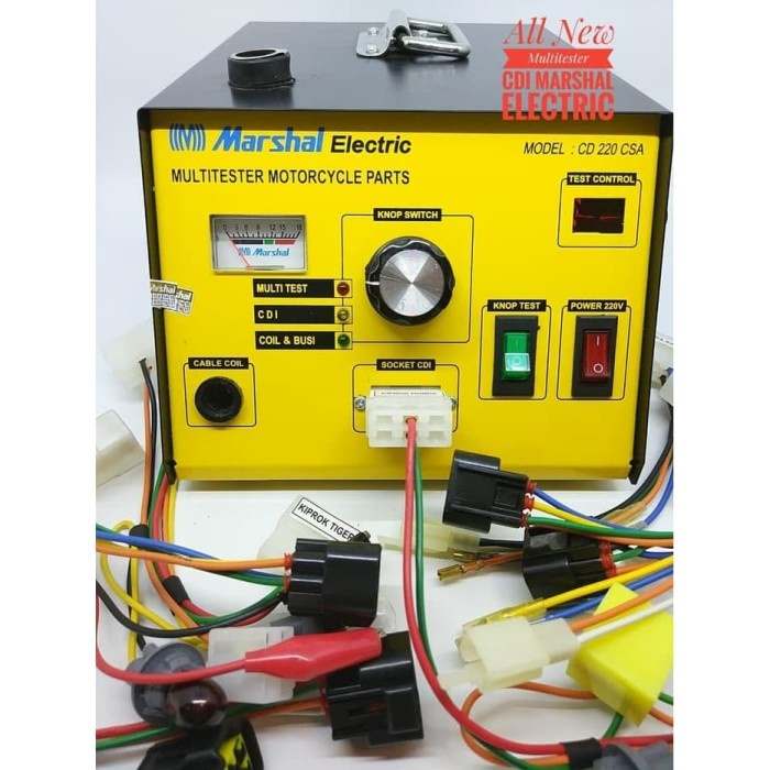 Jual Alat Tester Cdi, Coil, Busi Tester Sepeda Motor Marshal | Shopee ...