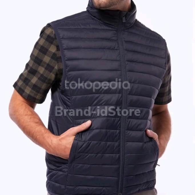 Jual WOOD Jaket Rompi Pria Slimfit Outdoor Vest Original Navy | Shopee ...