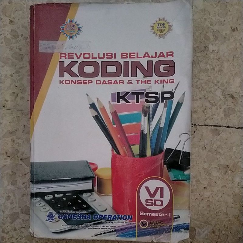 Jual Buku GO Koding (Ganesha Operation) kelas 6 SD semester 1 | Shopee ...