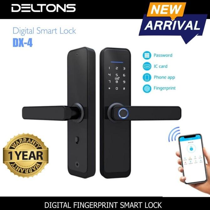 Jual Kunci Pintu Digital Smart Door Lock Fingerprint Smart Lock ...