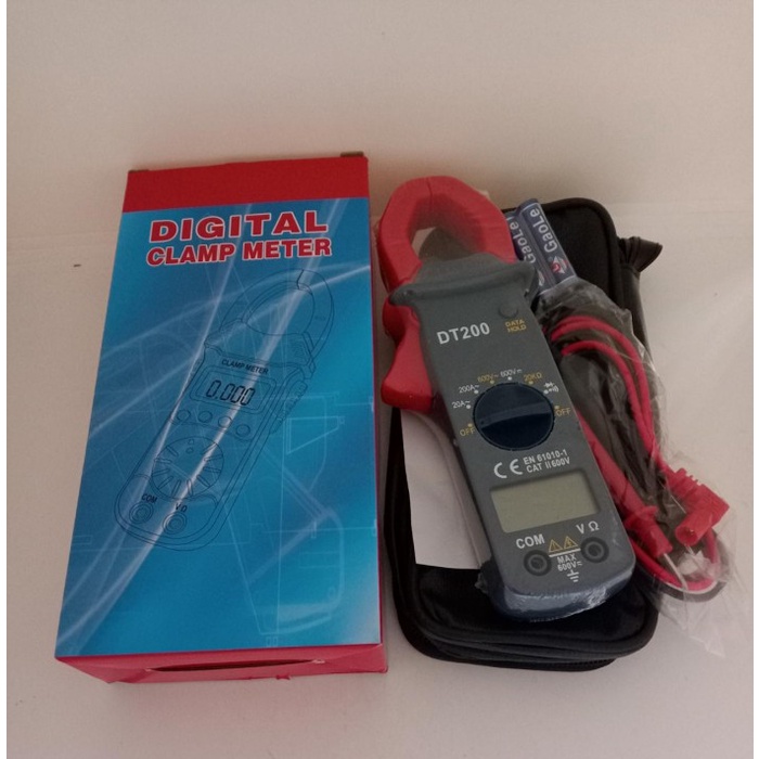 Jual MUST HAVE!! DIGITAL CLAMP METER TANG AMPER TANG AMPERE DT-200 ...