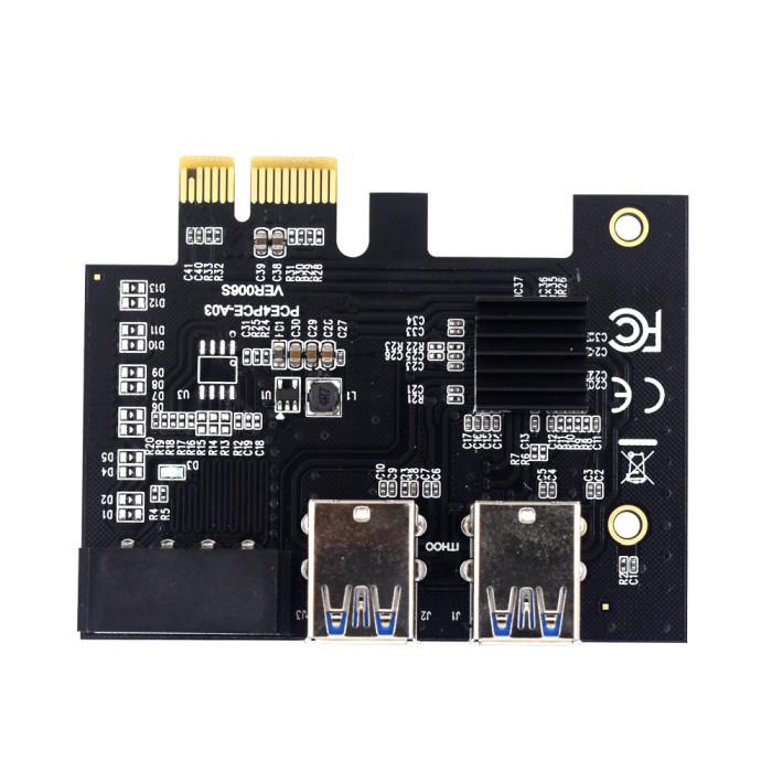 Jual Pcie Splitter X1 To 4X Usb 3.0 Vga Card For Mining | Shopee Indonesia