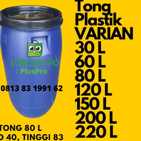 Jual Laris Tong 80 Liter / Drum / Air / Tempat Sampah / Chemical ...