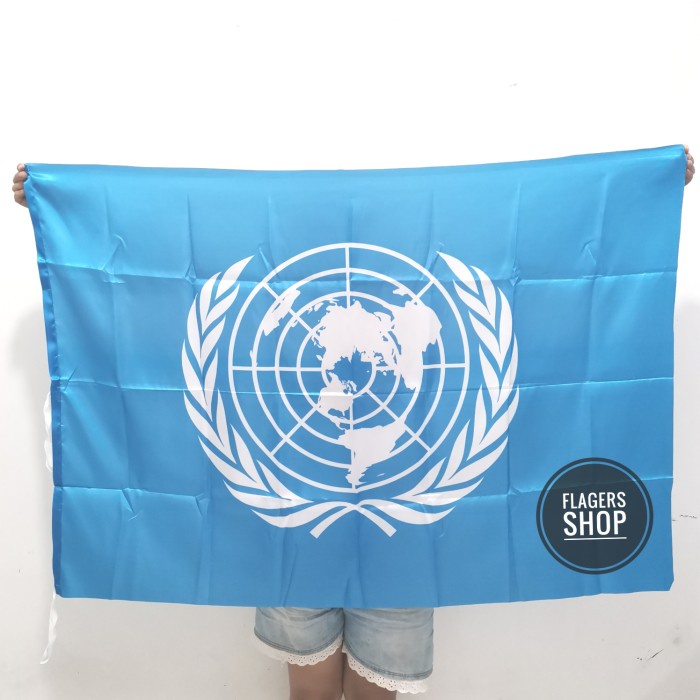 Jual BENDERA PBB/UNITED NATIONS 90x135 CM | Shopee Indonesia