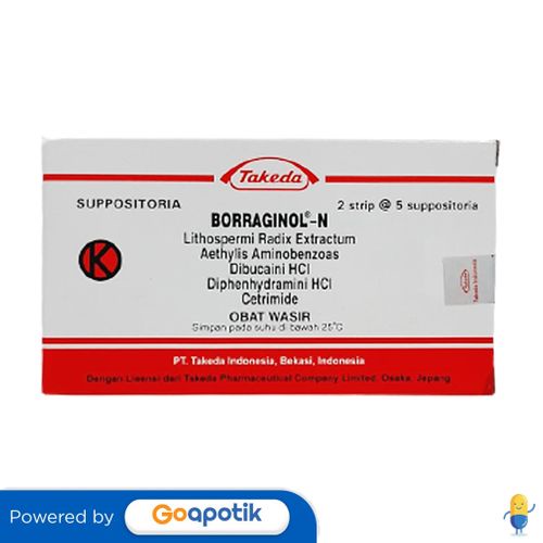Jual BORRAGINOL-N BOX 10 SUPPOSITORIA | Shopee Indonesia
