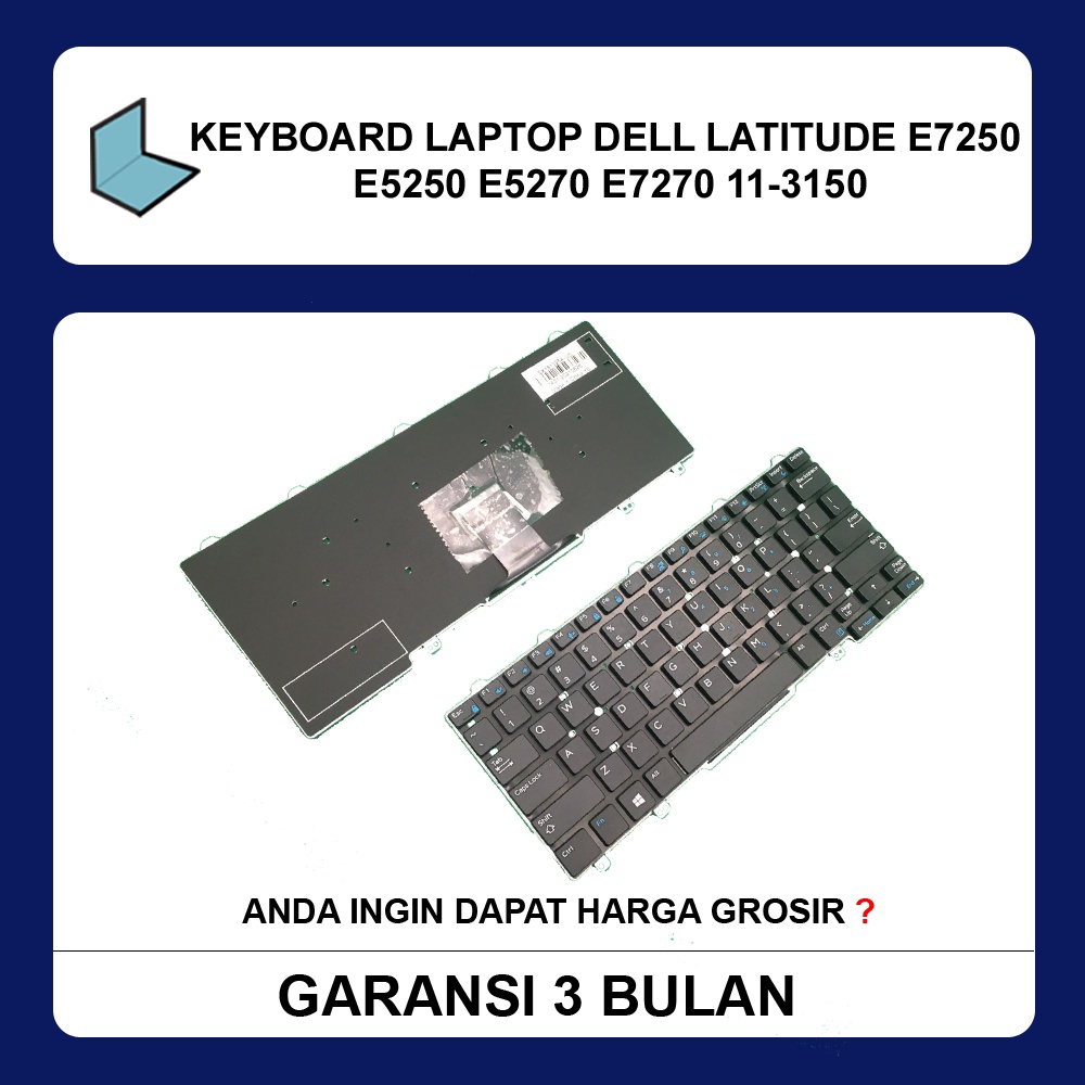 Jual Keyboard Dell Latitude E7250 E5250 E5270 E7270 11-3150 11-3160 ...