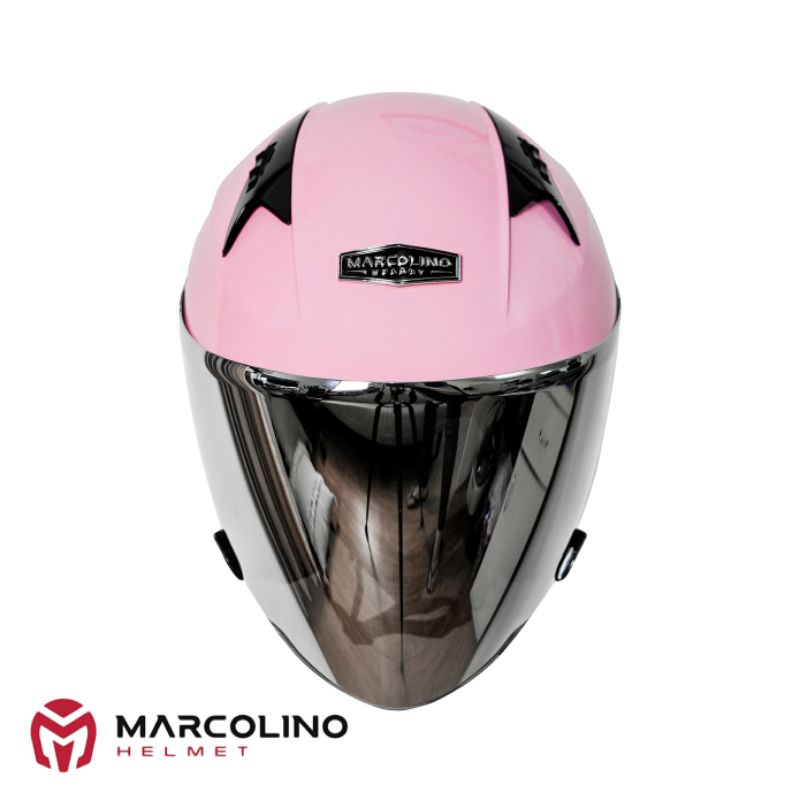 Jual Helm Marcolino Senna Edition Pink Pastel SNI | Shopee Indonesia