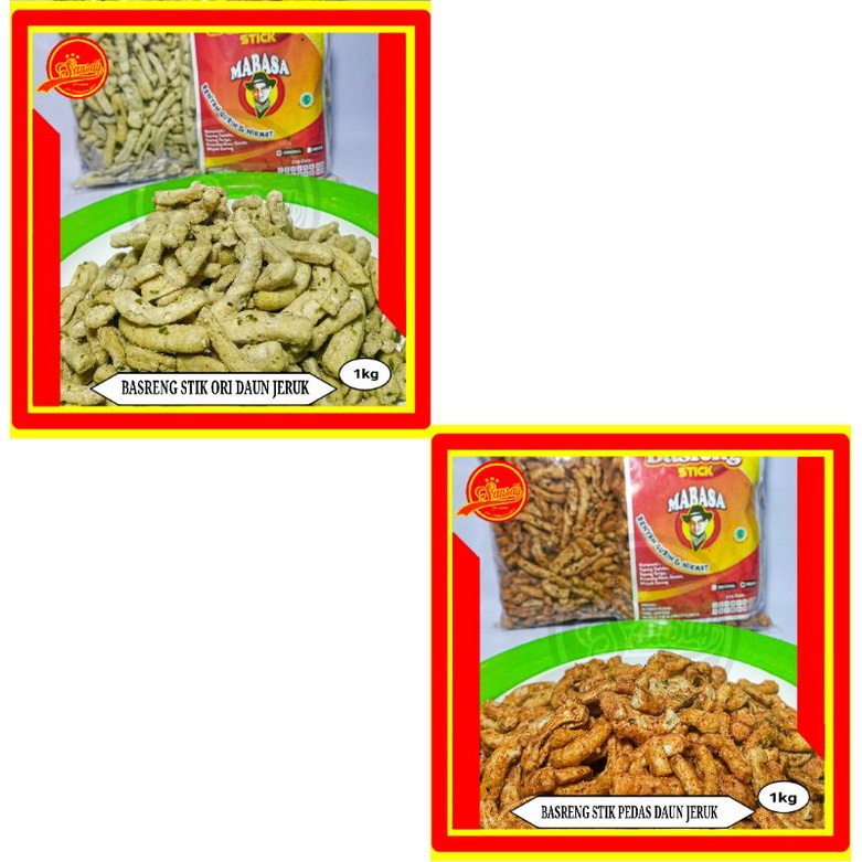 Jual aneka cemilan makanan ringan basreng stik pedas | Shopee Indonesia