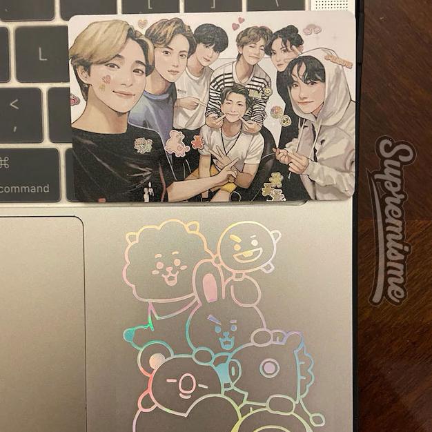 Jual Suku Cadang Stiker Hologram Bts Army, Sticker Seri Bts21 Untuk ...